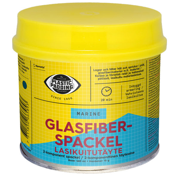 Plastic Padding Glasfiberspartel, 560ml – Sejlerbixen